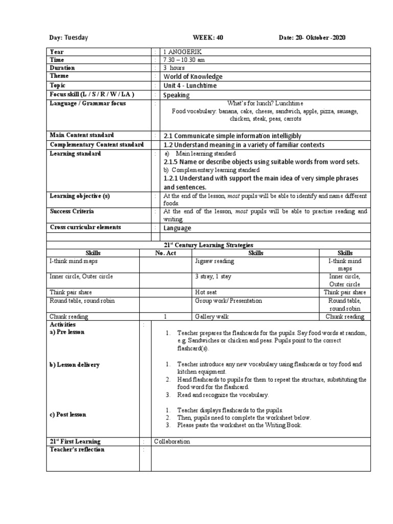 Bi Year 2 | PDF | Vocabulary | Learning
