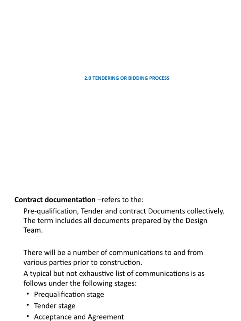 Module 2-Tendering Process 2 | PDF | Present Value | Discounting