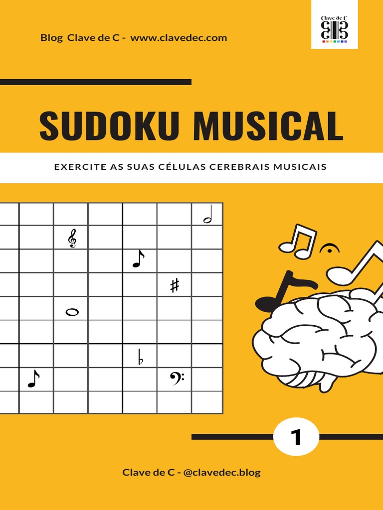 Sudoku Musical - 5 Atividade de Música | PDF | Jogos de raciocínio ...