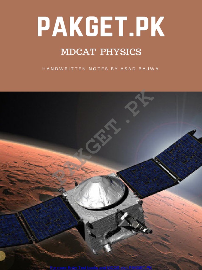 Asad Bajwa's MDCAT Physics Notes | PDF