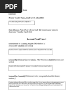 q2 CSTP Lesson Plan Template | PDF | Lesson Plan | Teaching Method