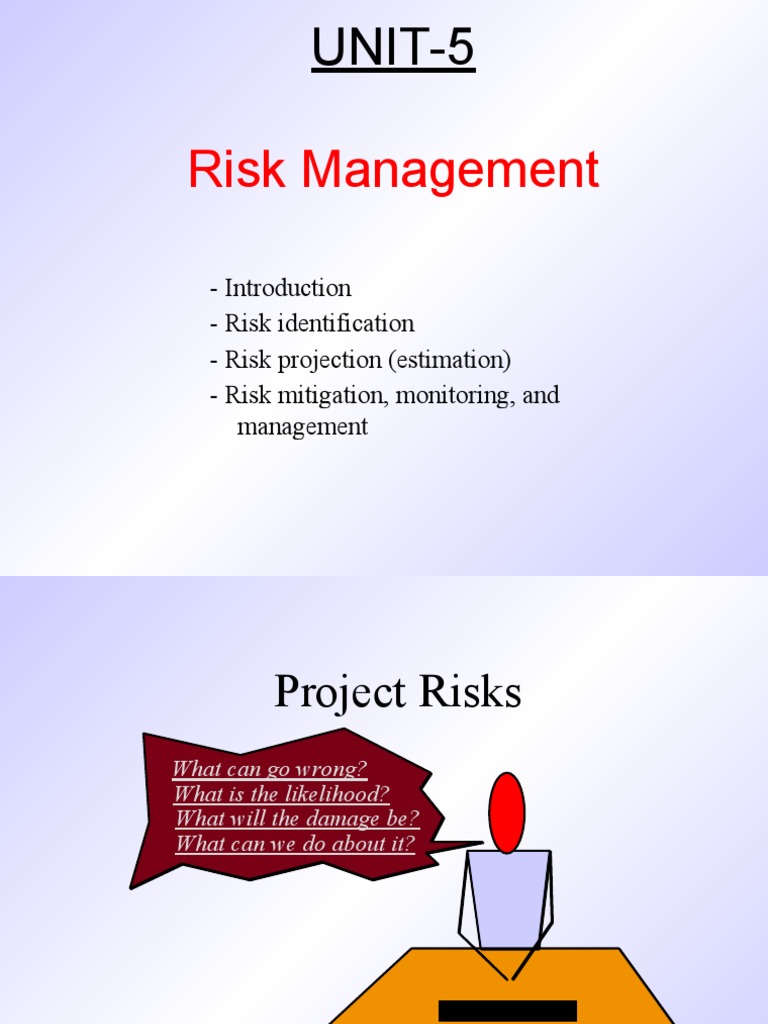 Risk Management: UNIT-5 | PDF | Risk | Risk Management