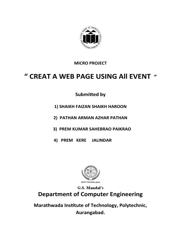 CSS Micro Project Done | Download Free PDF | Dynamic Web Page | World Wide Web