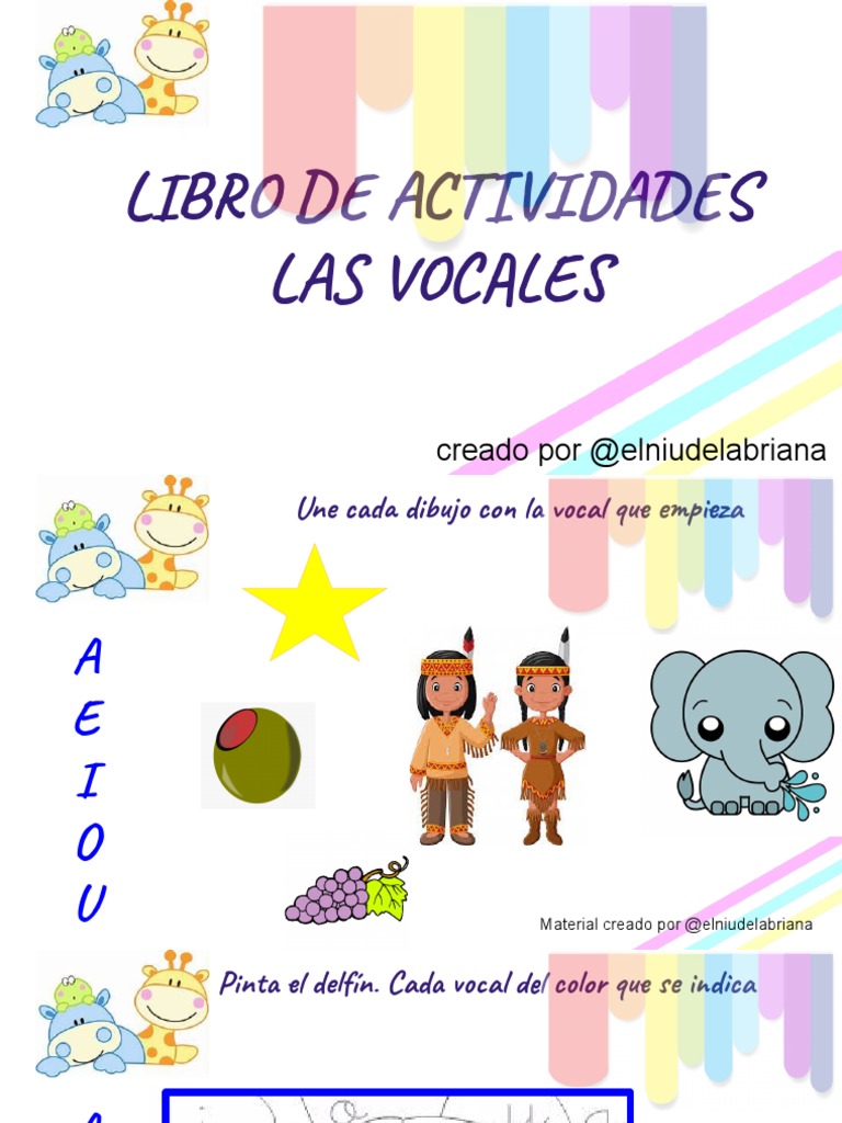 Actividades Divertidas con Vocales | PDF