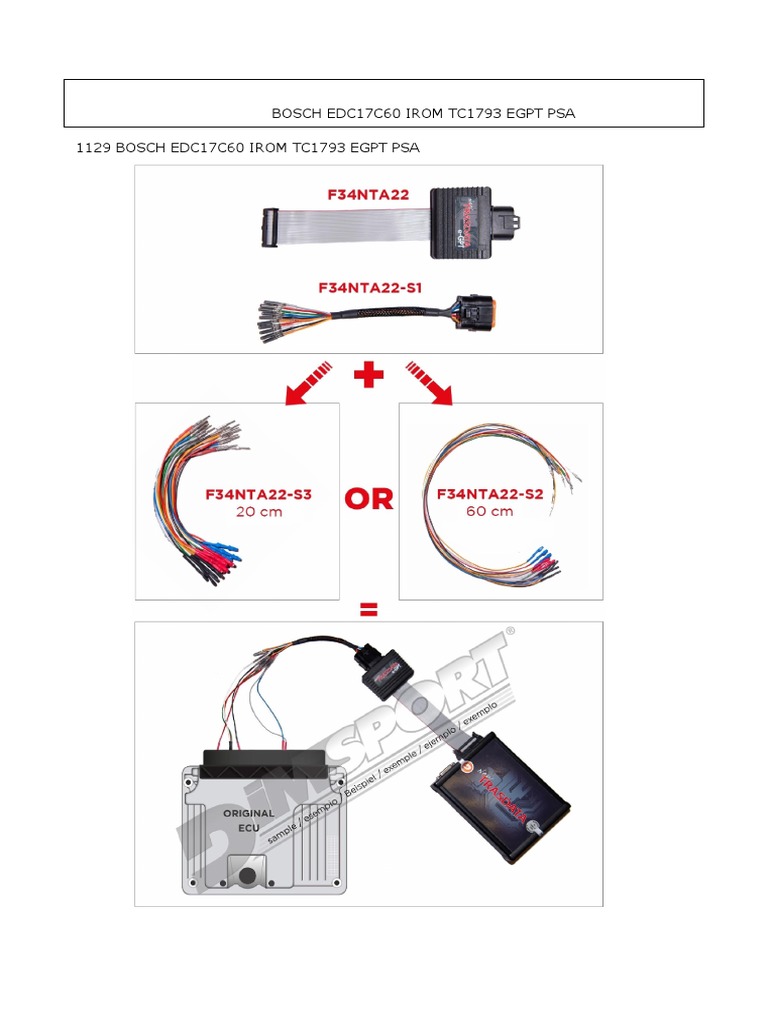 EDC17C60 ECU Pinout and Connections | PDF | Technology & Engineering