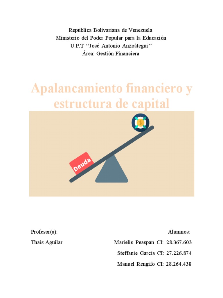 Apalancamiento Financiero y Estructura de Capital | PDF | Apalancamiento (Finanzas ...