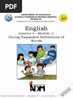 English: Quarter 4 - Module 4 | PDF | Subject (Grammar) | Clause