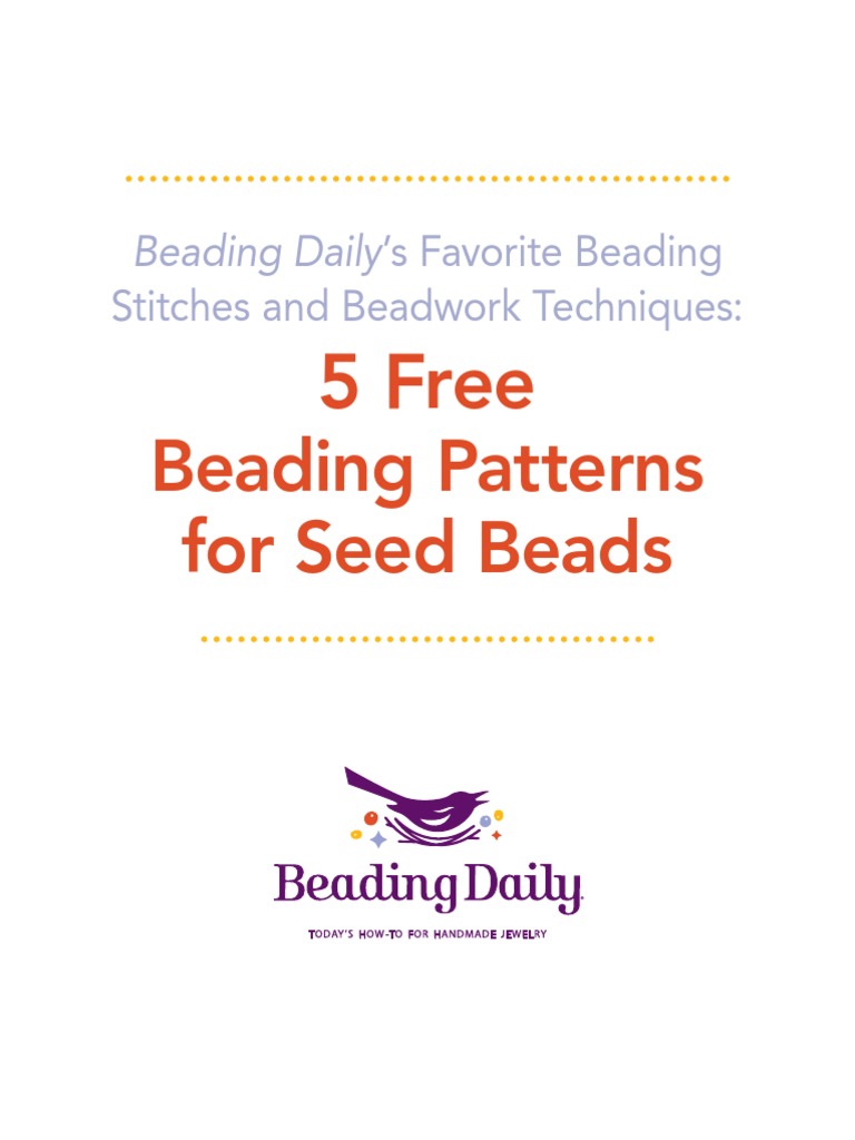 5 Free Seed Bead Patterns | PDF | Beadwork | Bead