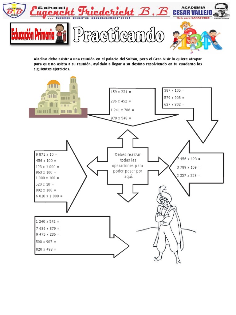 Practicando La Multiplicación y La División | PDF