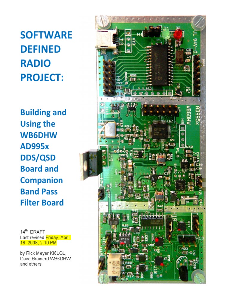 Building SDR Board | PDF | Software Defined Radio | Electronic Engineering