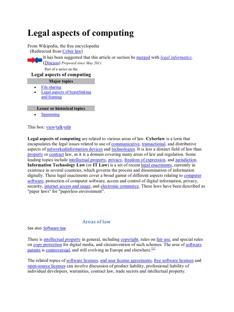 Legal aspects of computing law | PDF | Foreign Intelligence ...