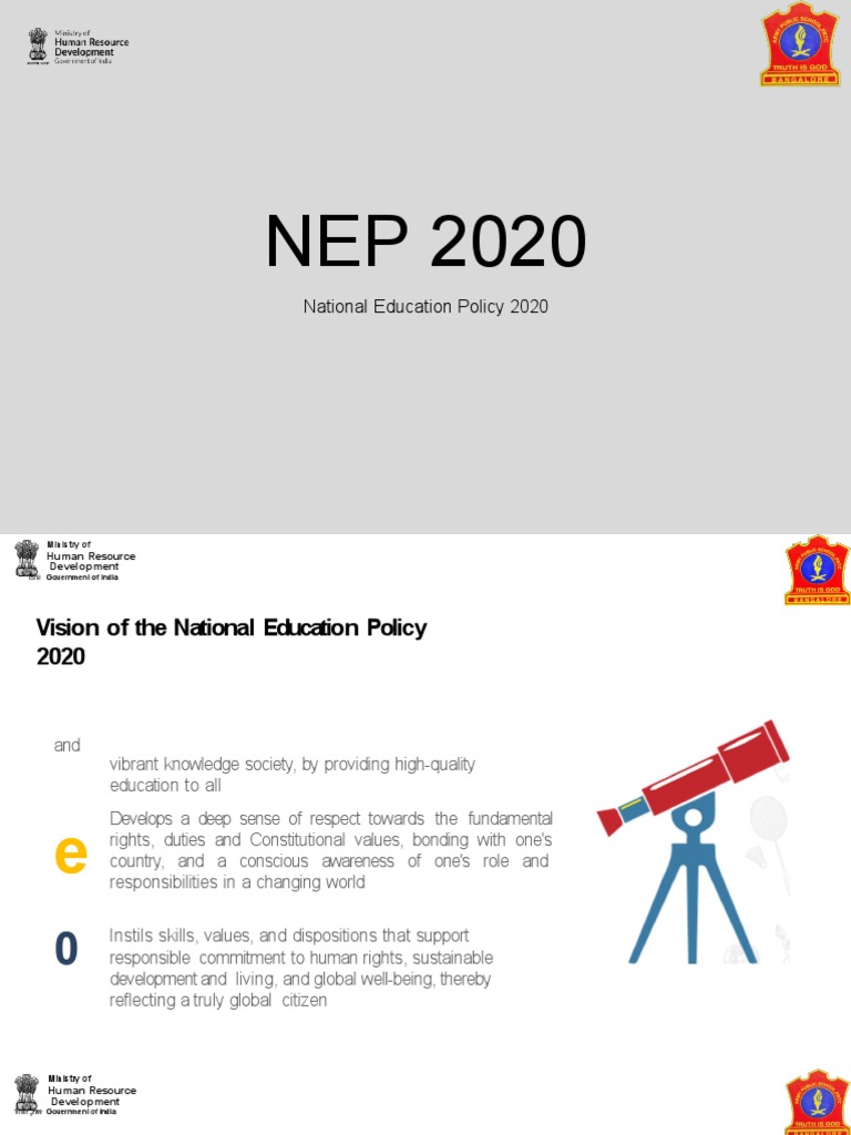 National Education Policy 2020 | Download Free PDF | Curriculum ...