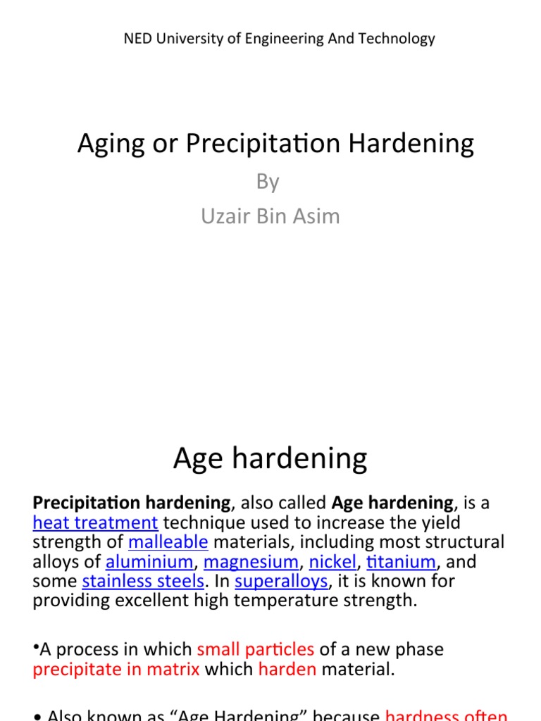 Vdocument - in Age Hardening | PDF | Heat Treating | Alloy