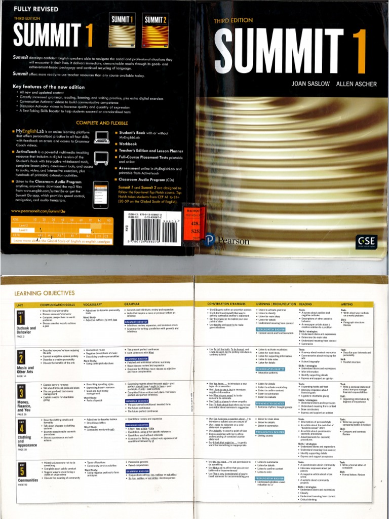 Summit 1 - SB - Unit1-5 | PDF