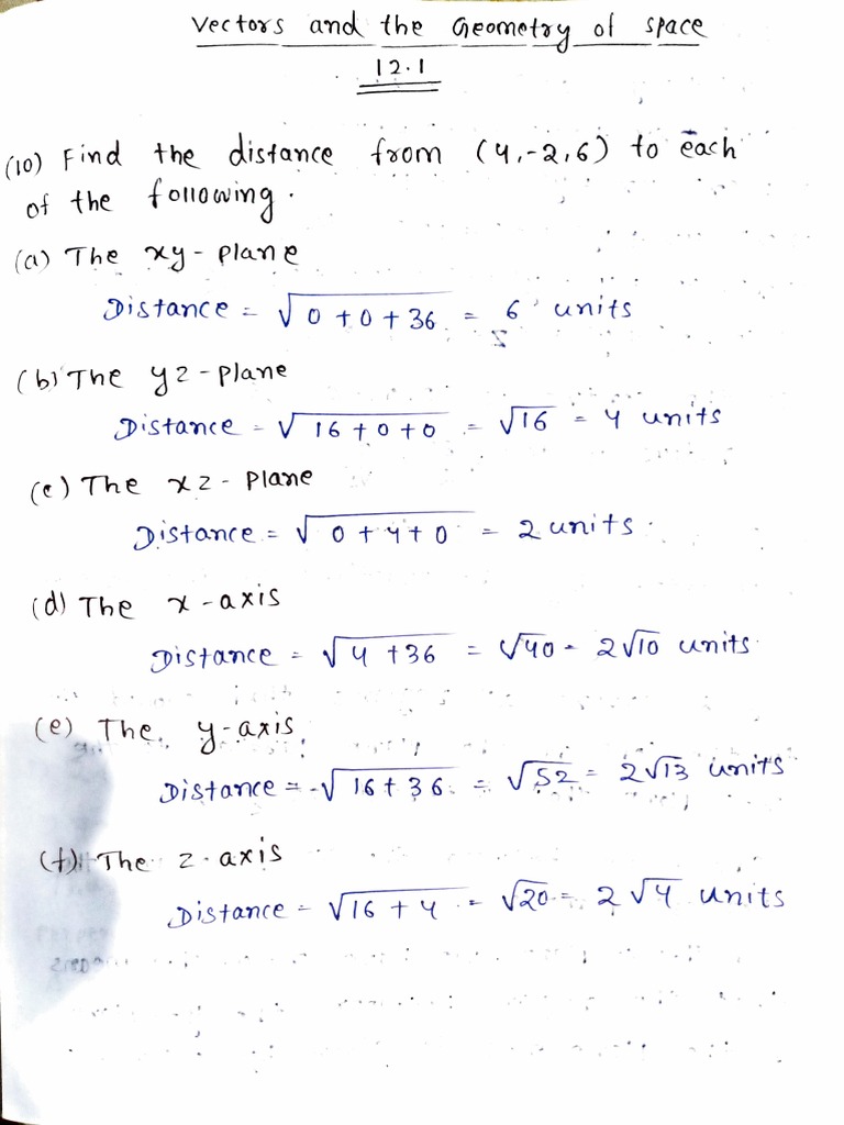 Calculus Chapter 12 Assignment | PDF