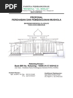 Proposal Pembangunan Mushola | PDF