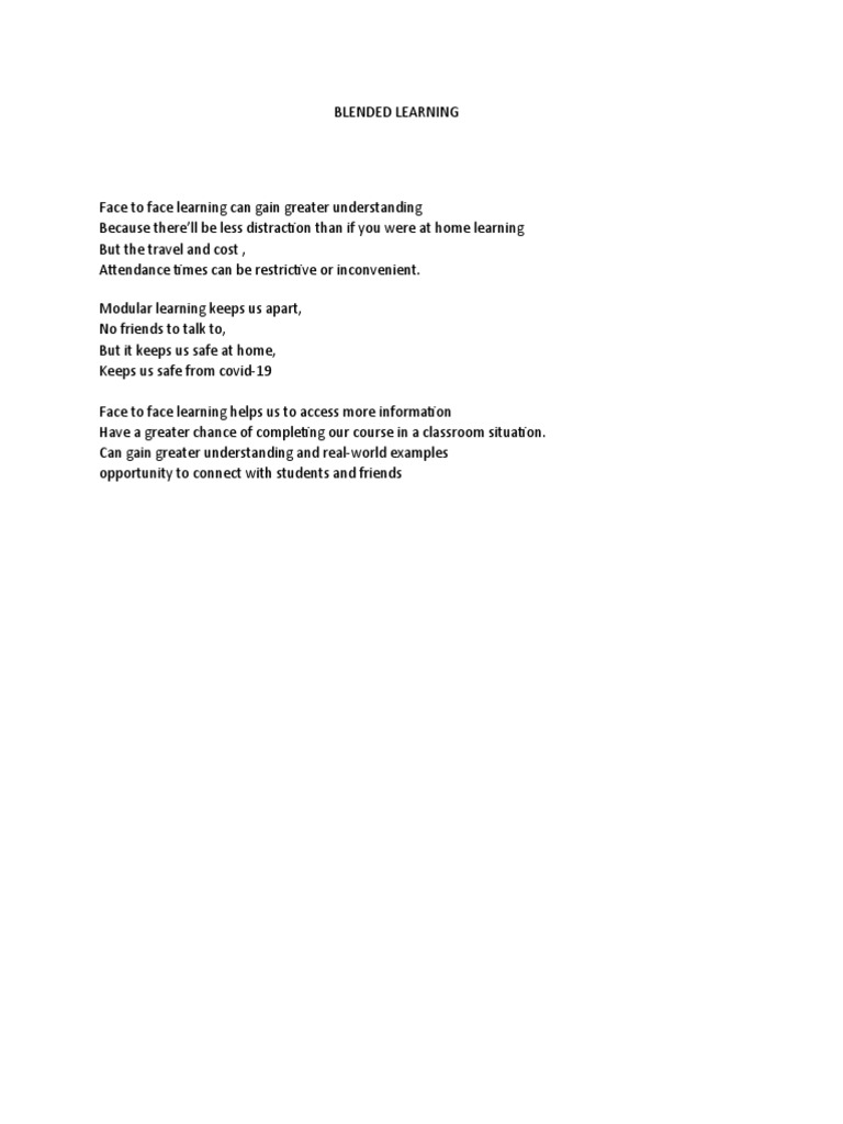 Blended Learning Pdf