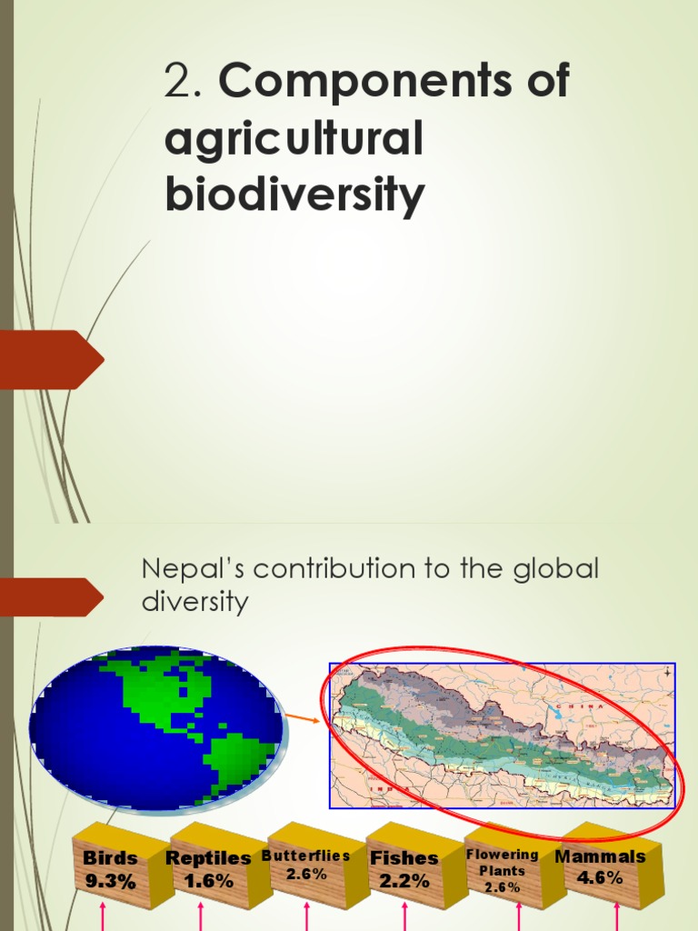 Components Of: Agricultural Biodiversity | PDF | Agriculture | Soil
