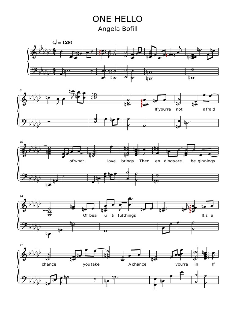 One Hello - Randy Crawford | PDF