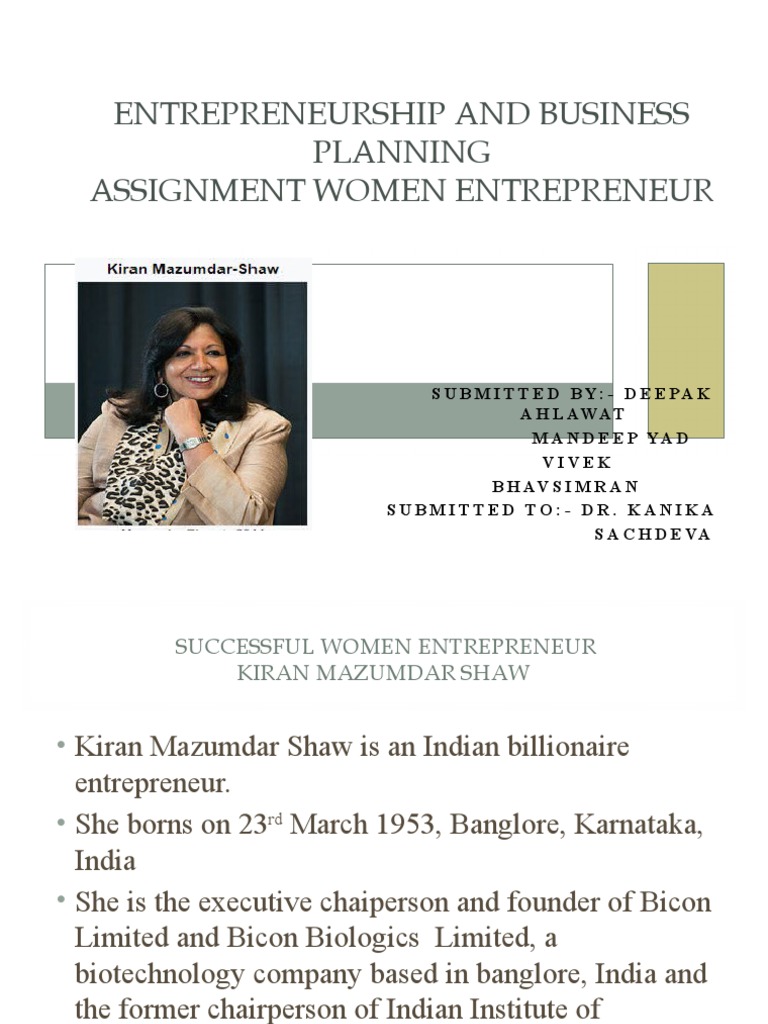 Entrepreneurship and Business Planning | PDF