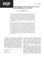 Trait Meta Mood Scale Tmms 24 | PDF | Alfa de Cronbach | Las emociones