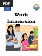 Work Immersion - Module 1 and 2 - LAS | PDF | Curriculum | Learning