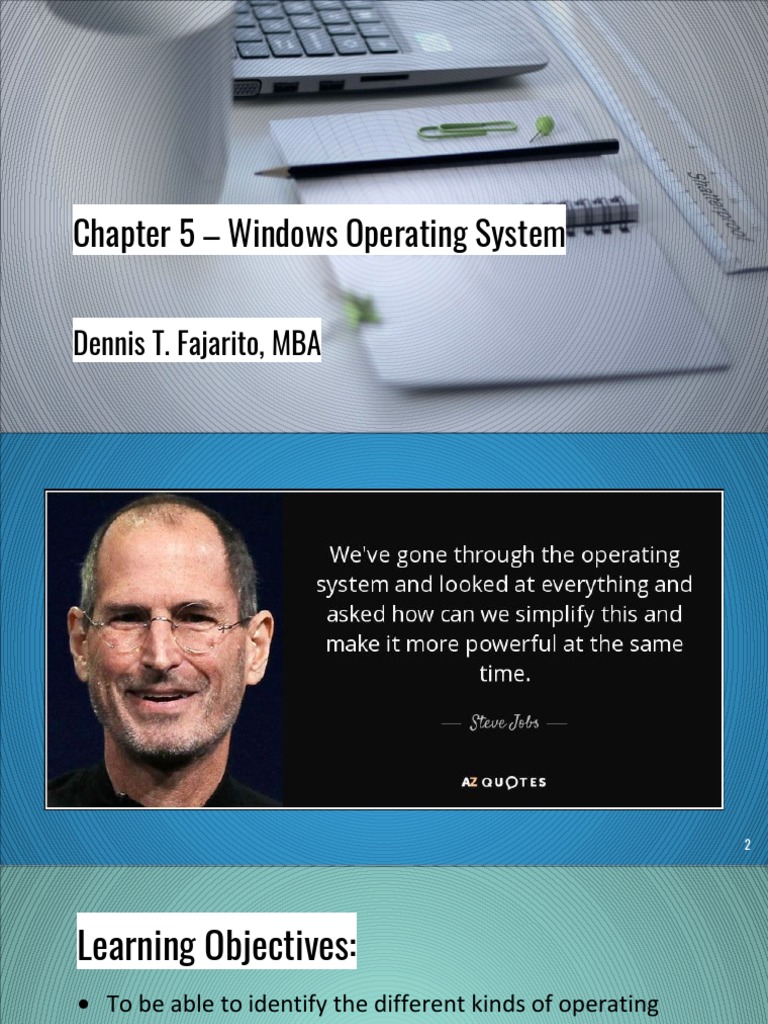 Chapter 5 - Windows Operating System | PDF | Icon (Computing ...