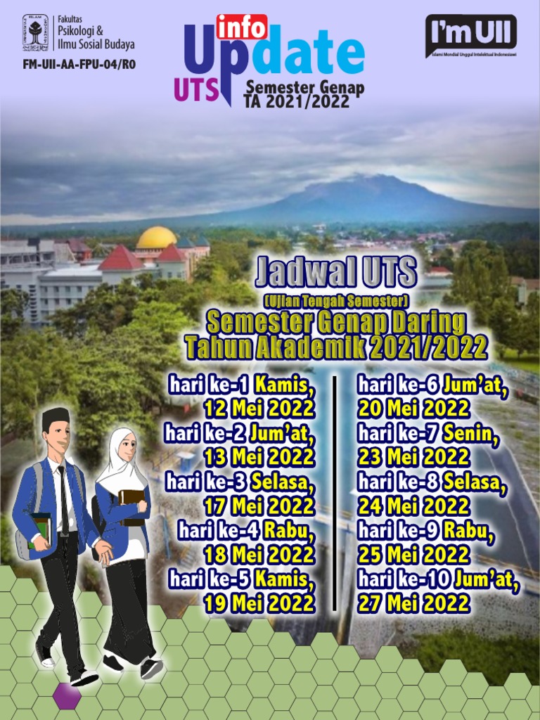 Jadwal UTS Secara Daring Semester Genap Tahun Akademik 2021 2022 | PDF