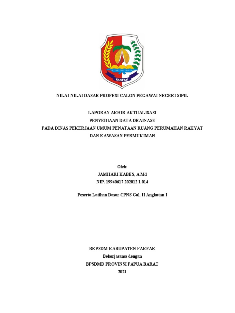 Contoh LAPORAN AKTUALISASI | PDF