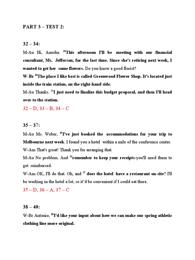 Part 3 - Test 2 | PDF