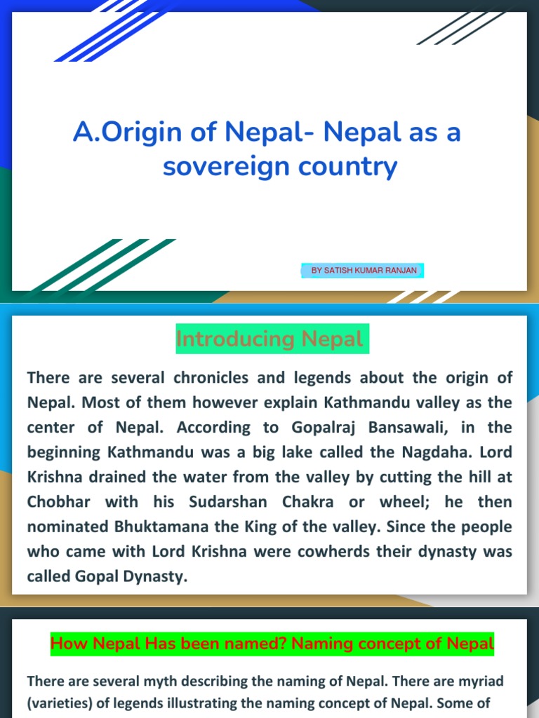 Origin of Nepal | PDF | Nepal