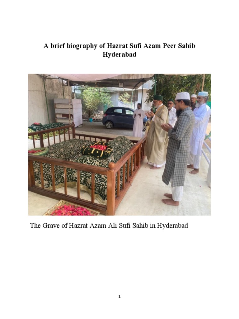 Biography of Hazrat Sufi Azam Peer | PDF | Sufism | Sheikh