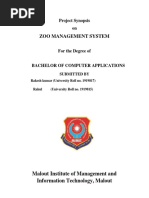 Project Report On Zoo Management System | PDF | Conceptual Model ...