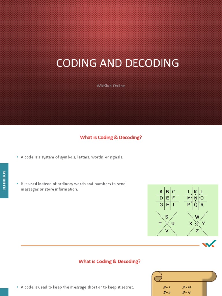 2.coding & De-Coding. | PDF | Code | Secure Communication