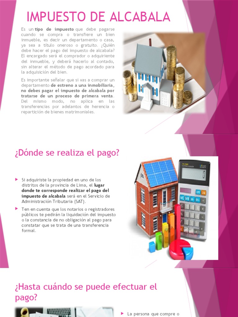 Impuesto de Alcabala | PDF | Impuestos | Economias
