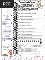 Task 1 - Fill in The Sentences With The Correct Form of The Verbs in ...