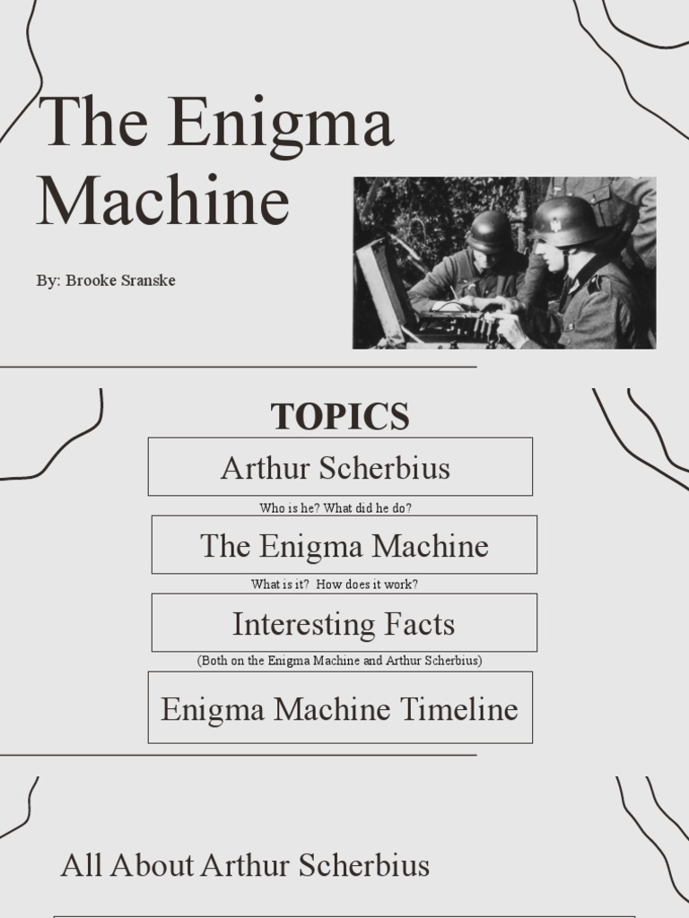 The Enigma Machine | PDF | Machines | Applied Mathematics