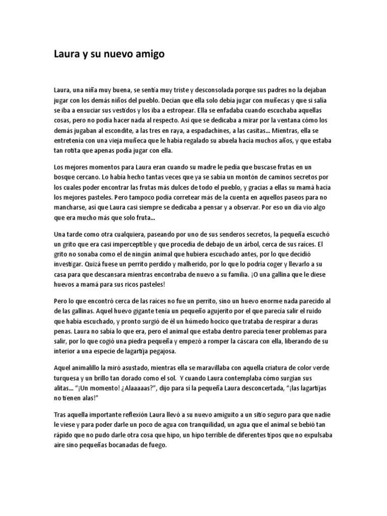 Laura y Su Nuevo Amigo | PDF