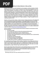 Procedure Rabbit Blood Collection | PDF | Intravenous Therapy | Blood