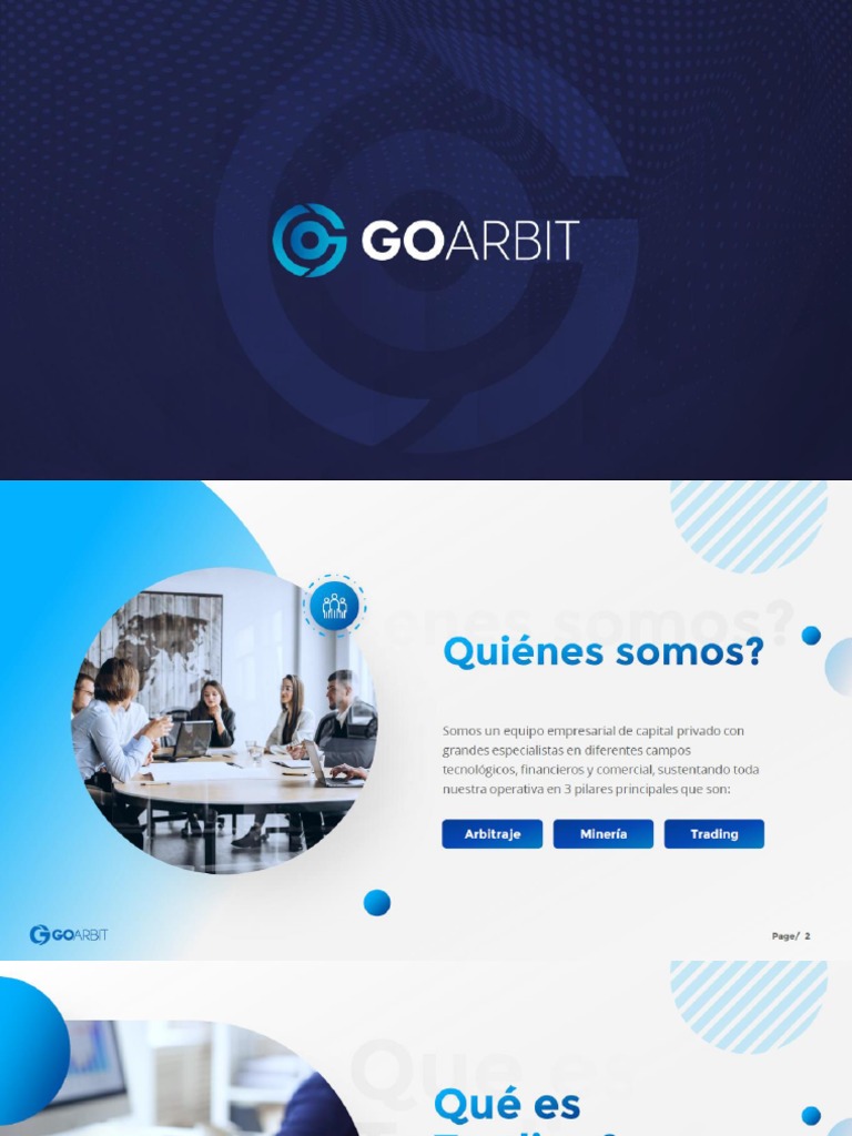Goarbit - Presentacion PDF | PDF