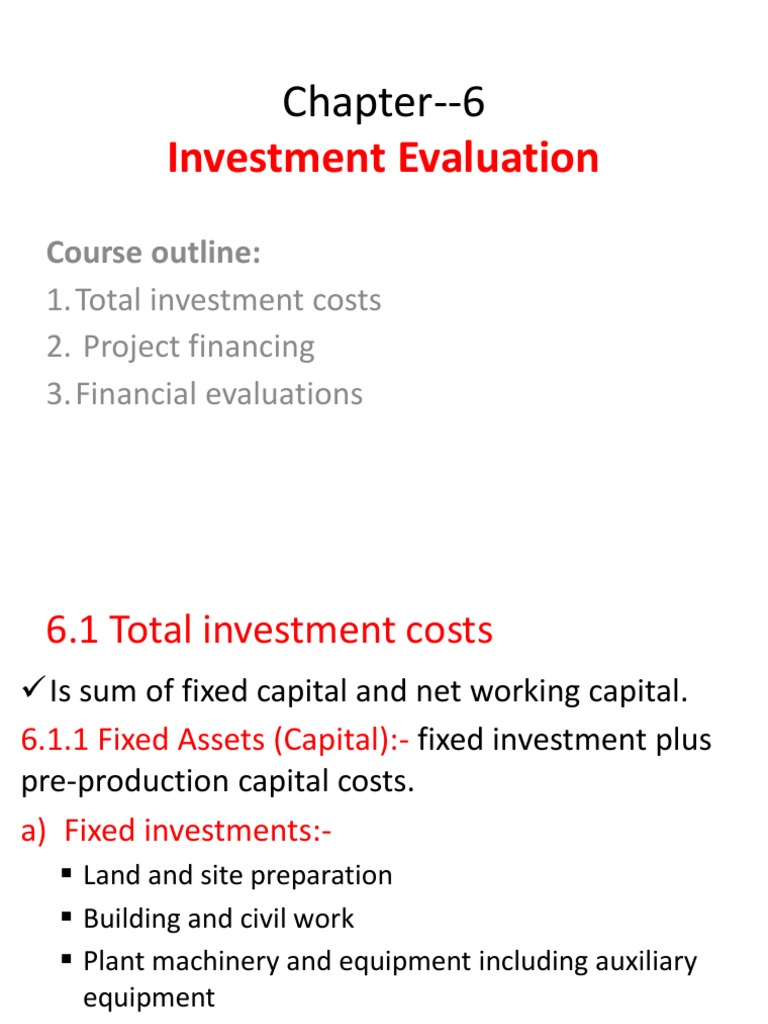 Investment Evaluation: Gross vs. Net | PDF | Debt | Equity (Finance)