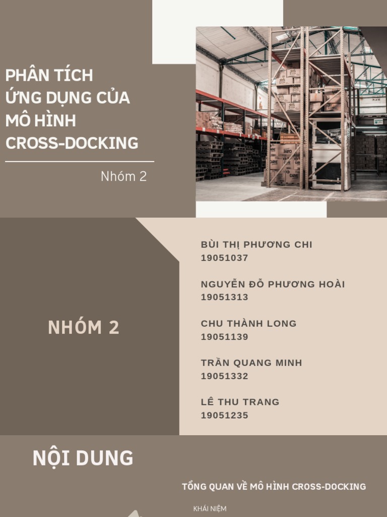 NG D NG Mô Hình Cross-Docking. | PDF