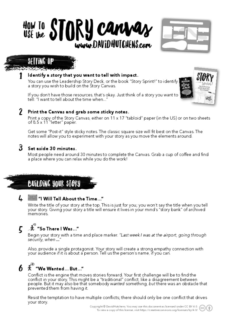 v0pQ51dlQQyJJkwYgPSa How To Use The Story Canvas | PDF | Emotions ...