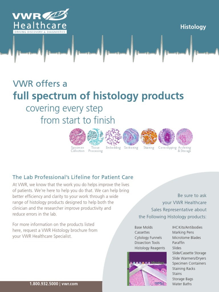 VWR Healthcare Histology Brochure | PDF | Histology | Staining