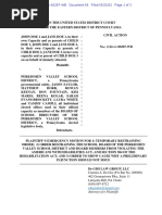 National Education Association of RI v. Nicole Solas - Motion For TRO ...