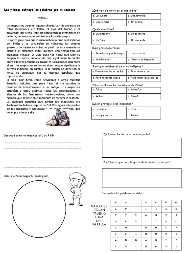 Leyenda El Pillan | PDF