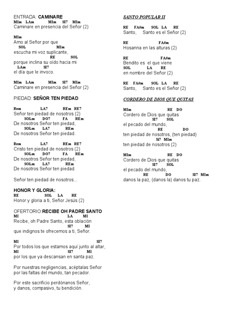 Esquema de Cantos para Cuaresma | PDF | Adoración Cristiana Y Liturgia