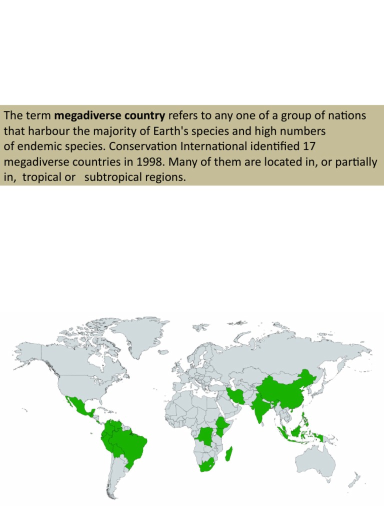 Mega Diversity Centre | PDF | Biodiversity | Conservation Biology