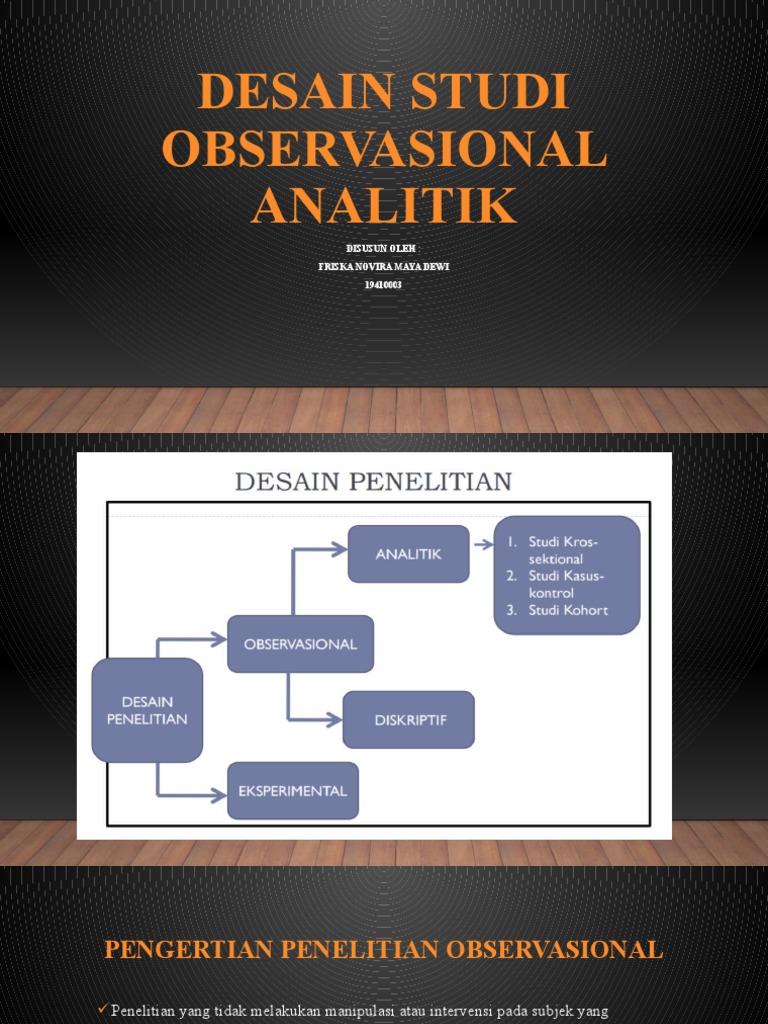 Desain Studi Observasional Analitik | PDF