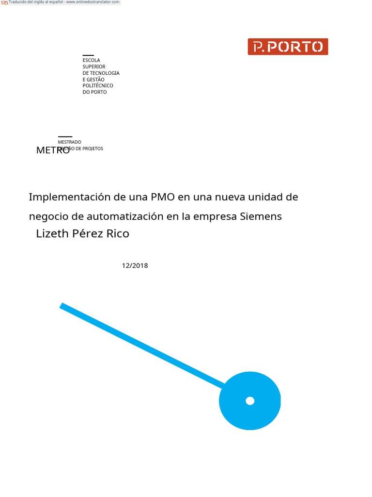 Lizeth Pérez Rico: Metro | PDF | Gestión de proyectos | Business